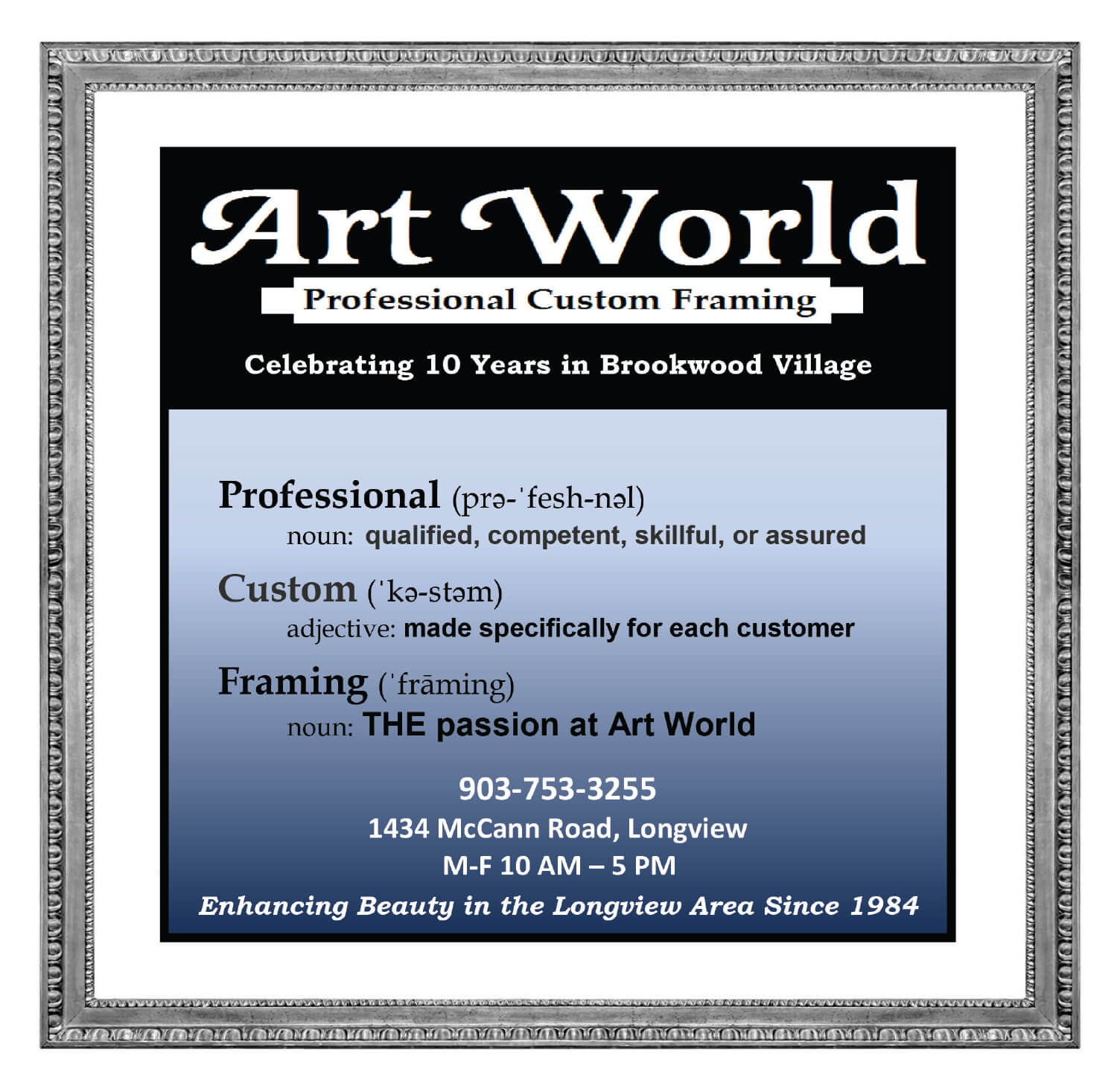 Magazine Sponsor - Longview Museum of Fine Arts